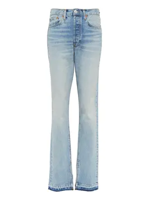 RE/DONE High-rise Bootcut Jeans - Blue