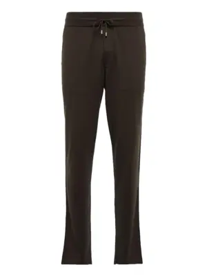 Loro Piana Cashmere And Cotton Sweatpants - Black