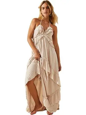 Free People Santa Luz Maxi Dress - Salt