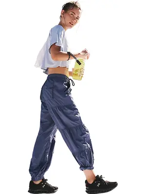 Free People FP Movement Set Me Free Pants Blue Indigo