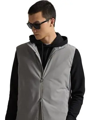 Ralph Lauren Hybrid Mockneck Vest - Peak Grey