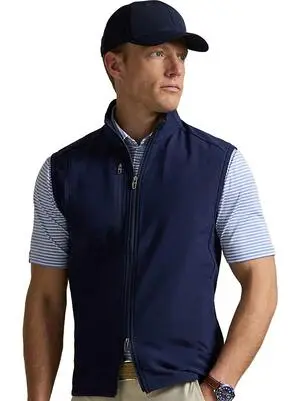 Ralph Lauren Hybrid Mockneck Vest Refined Navy