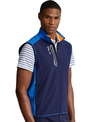 Ralph Lauren Hybrid Mockneck Vest Spa Royal/refined Navy