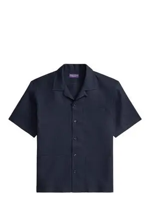 Ralph Lauren Linen Camp Shirt - Classic Chairman Navy