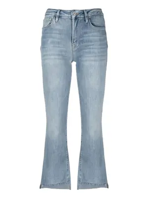 FRAME Cropped-leg Jeans - Blue