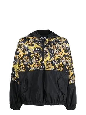 Versace Logo-print Hoodie - Black