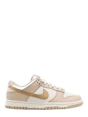 Nike Dunk Low Phantom Metallic Gold Sneakers - Neutrals