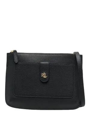Ralph Lauren Jamey Leather Crossbody Bag - Black