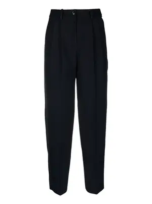 Tommy Hilfiger Pleated Tapered Trousers - Blue