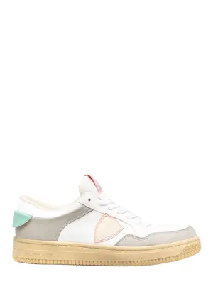 Philippe Model Colour-block Low-top Sneakers - White