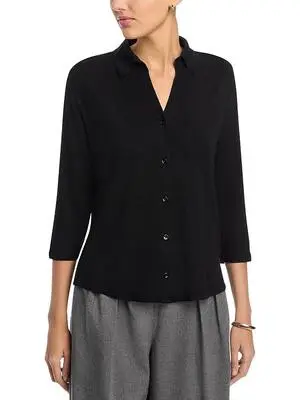 Majestic Filatures Soft Touch Shirt Noir