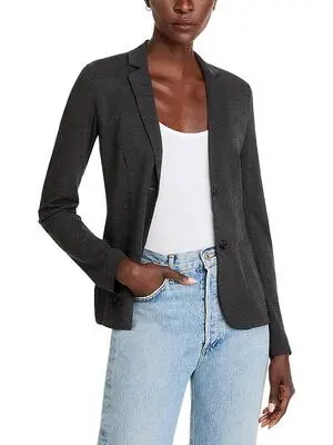Majestic Filatures Two Button Blazer Anthracite Chine