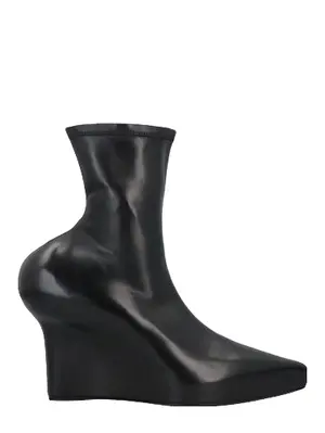 Givenchy Ankle Boots In Lambskin Leather - Black