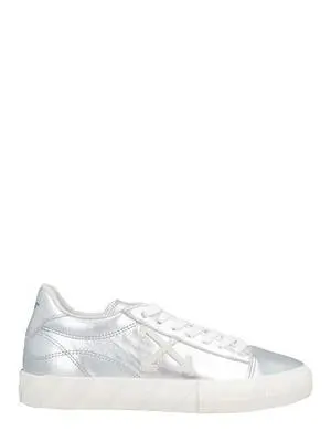 OFF-WHITE™ Calfskin Low-tops & Trainers - Silver