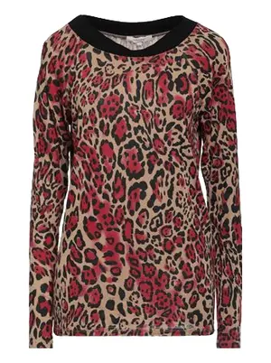 KORALLINE KORALLINE Leopard Printed T-Shirt Sand