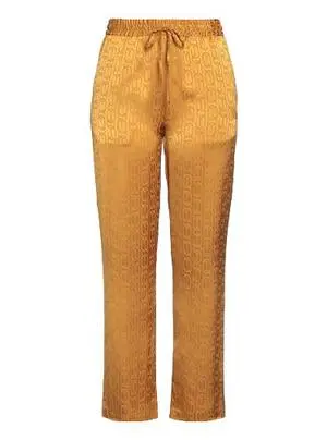 Blumarine Straight Leg Jacquard Pants - Yellow