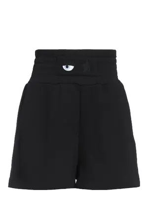 CHIARA FERRAGNI High-waisted Bermuda Shorts - Black