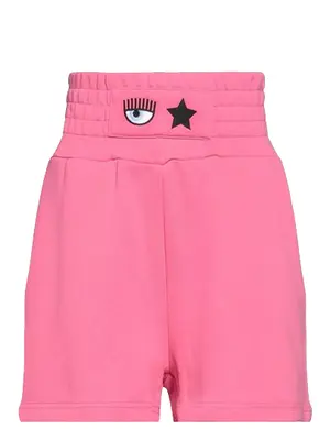 CHIARA FERRAGNI High-waisted Bermuda Shorts - Pink