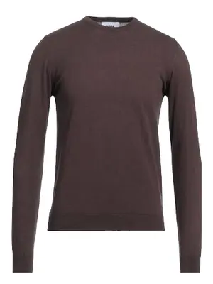 Alpha Studio Cotton Knit Sweater Cocoa