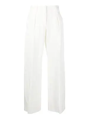 FERRAGAMO Wide-leg Trousers - White