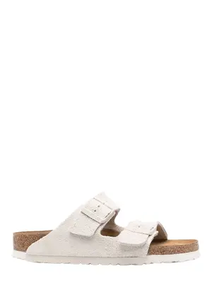 BIRKENSTOCK Arizona Suede Sandals - White