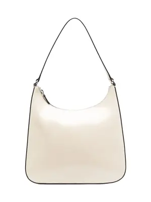 Staud Alec Leather Shoulder Bag - Neutrals