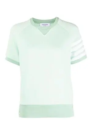 Thom Browne 4-bar Stripe T-shirt - Green