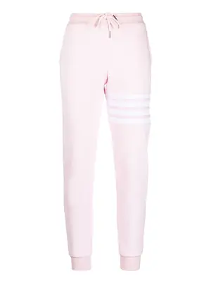 Thom Browne 4-bar Stripe Tapered Joggers - Pink