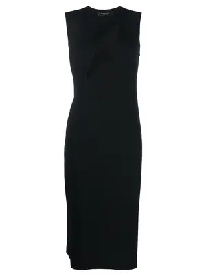 Versace Cut-out Midi Dress - Black