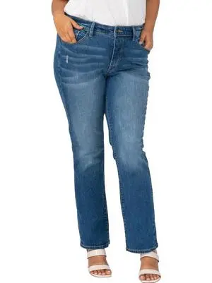 SLINK JEANS SLINK Jeans High-Rise Straight-Leg Jeans