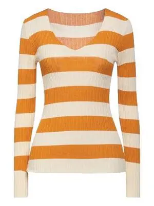 ROBERTO COLLINA ROBERTO COLLINA Striped V-Neck Sweater