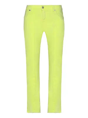 ANIYE BY Boot-Cut Cropped Jeans Acid Green