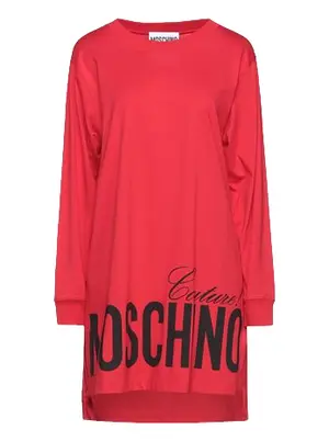 Moschino Couture Cotton T-Shirt Red
