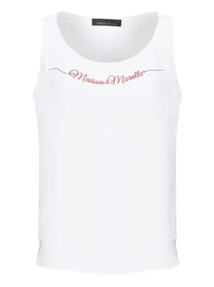 FRANKIE MORELLO FRANKIE MORELLO Sleeveless Top White