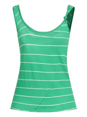 ROBERTO COLLINA Cotton Tank Top Green