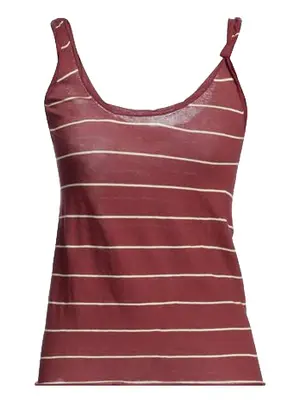 ROBERTO COLLINA Cotton Tank Top Red