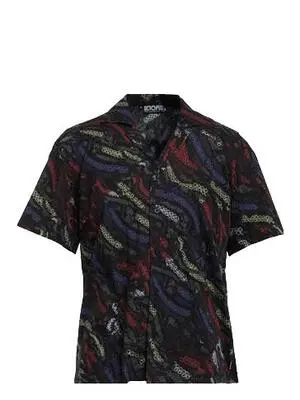 OCTOPUS Man Shirt Black Size S Cotton