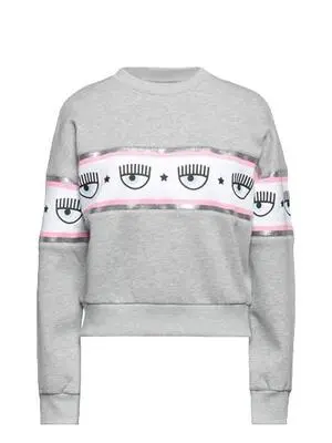 CHIARA FERRAGNI Fleece Sweatshirt - Grey