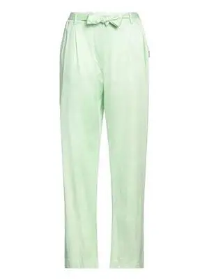 GAËLLE PARIS Straight-Leg Twill Pants Green