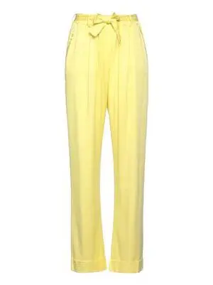 GAËLLE PARIS Straight-leg Twill Pants - Yellow