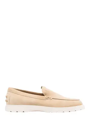 TOD'S Ridged-sole Loafers - Neutrals