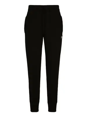 Dolce & Gabbana Wool-cashmere Track Pants - Black