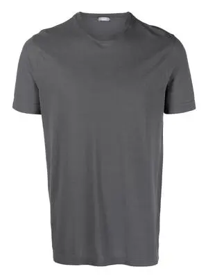 ZANONE Round-neck Short-sleeve T-shirt - Grey