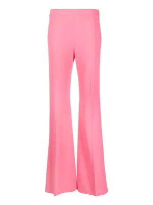 Moschino Pressed-crease Flared Trousers - Pink