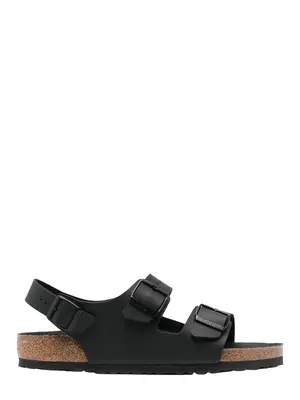 BIRKENSTOCK Milano Leather Sandals - Black