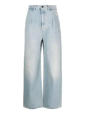 Loulou De Saison High-waist Wide-leg Jeans - Blue