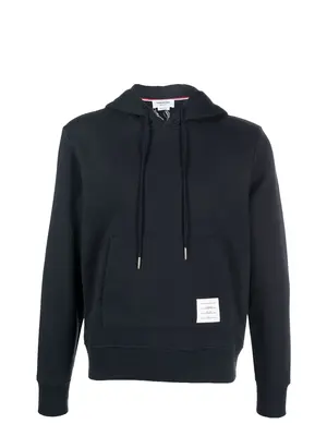 Thom Browne Hooded Sweatshirt - Blue