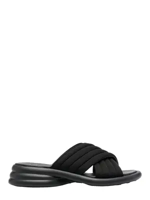 Camper Spiro Cross-strap Sandals - Black