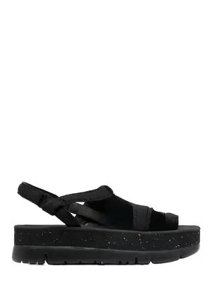 Camper Oruga Up Open Toe Sandals - Black