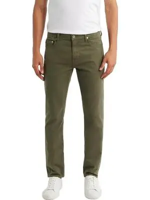 Ag Tellis Stretch Sateen Slim Pants - Urban Green